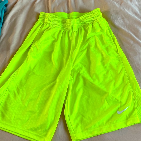 Shorts | Mens Neon Yellow Shorts Nike Medium Like New | Poshmark